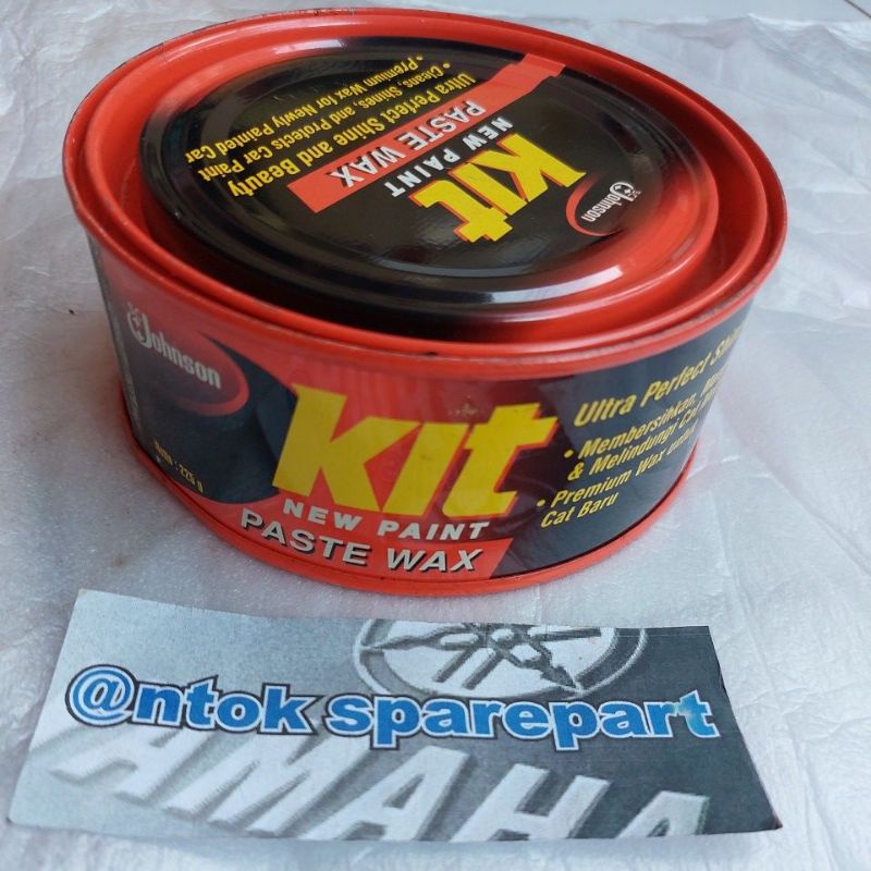 Jual Kit Paste Wax Car Merah New Paint Premium Wax 225 gram | Shopee ...