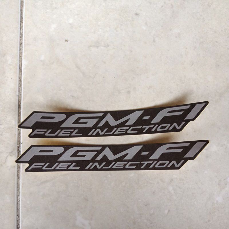 Jual stiker Honda pgm fi full injection bahan original | Shopee Indonesia