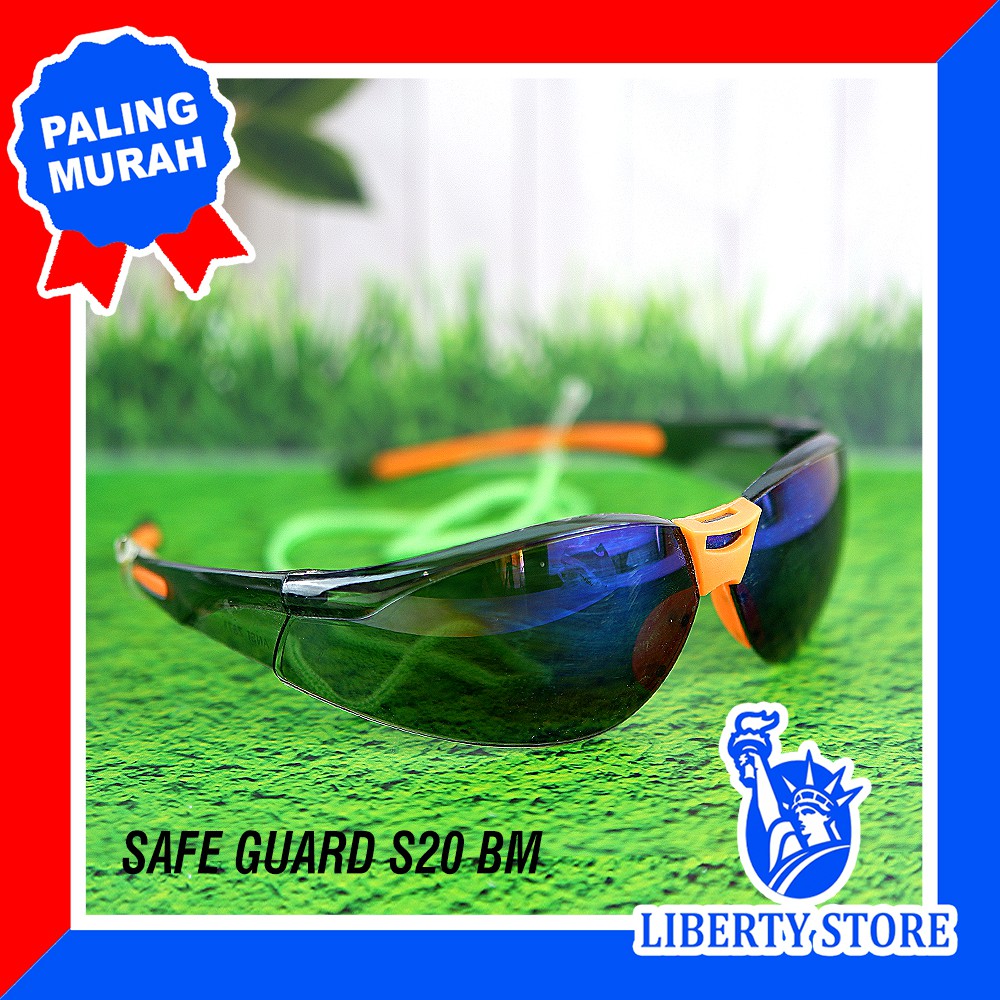 Jual Kacamata LAS Hitam Proyek Safety SAFE GUARD S200BM | Shopee Indonesia