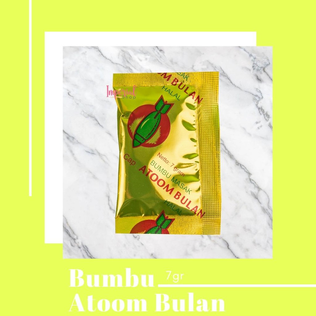 Jual Bumbu Masak Atom Bulan Asin Atoom Sachet 7gr Gurih Penyedap Rasa ...
