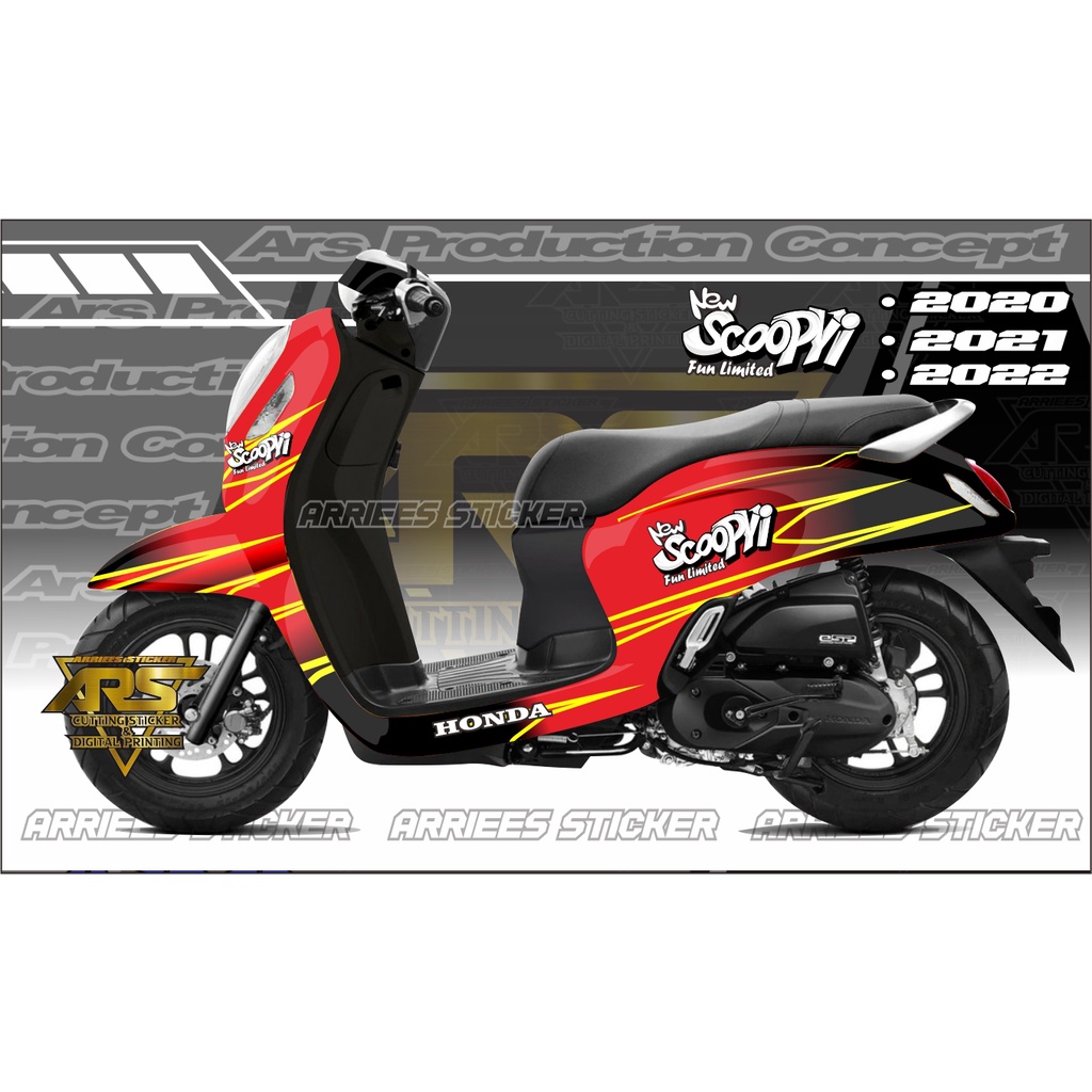 Jual decal all new scoopy 2022 fullbody stiker new scoopy 2020 - 2022 ...