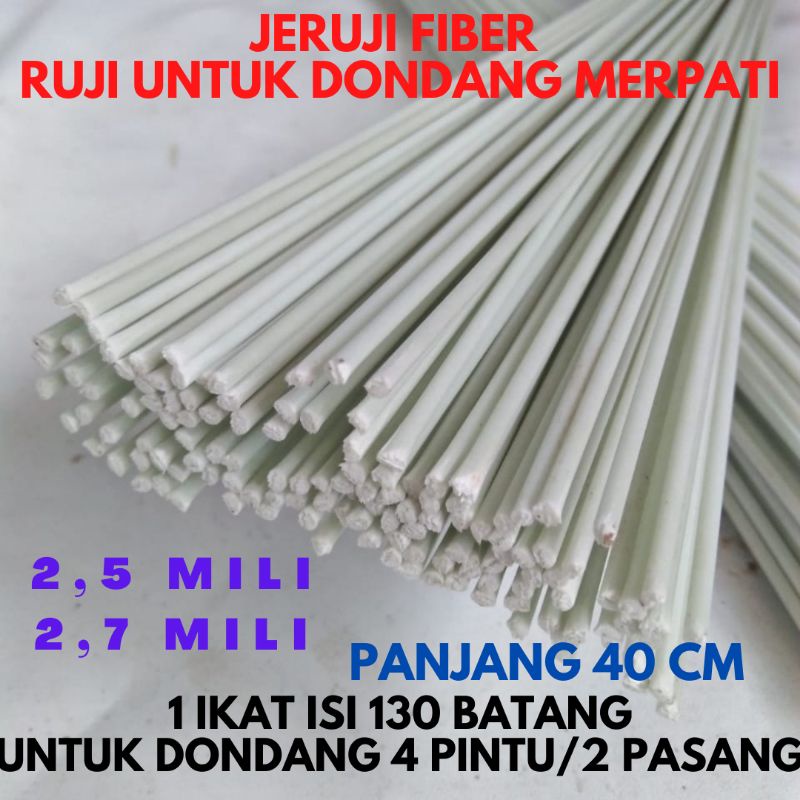 Jual Jeruji fiber 2,5mm 2,7 mm Ruji untuk Dongdang merpati / sangkar ...