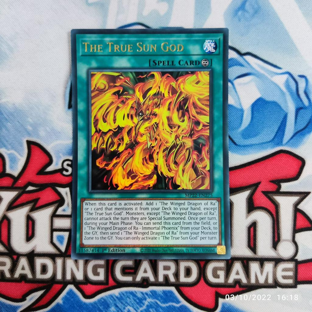 Jual yugioh the true sun god MP22 ultra rare original | Shopee Indonesia