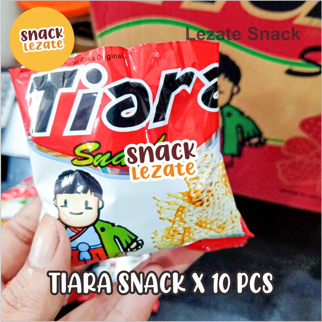 Jual Tiara Snack Renceng Isi 10 Pcs Snack Jajanan Jadul / Snack Net ...