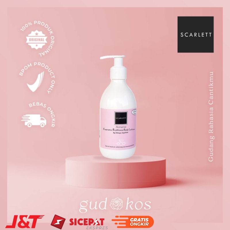 Jual Hand Body Lotion Pemutih Badan BPOM Scarlett Romansa Whitening ...