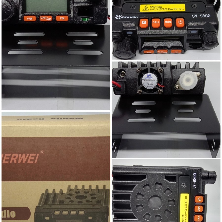 Jual Paket RIG Mini Dual Band Weierwei Komplit Satu Set Tinggal Pasang ...