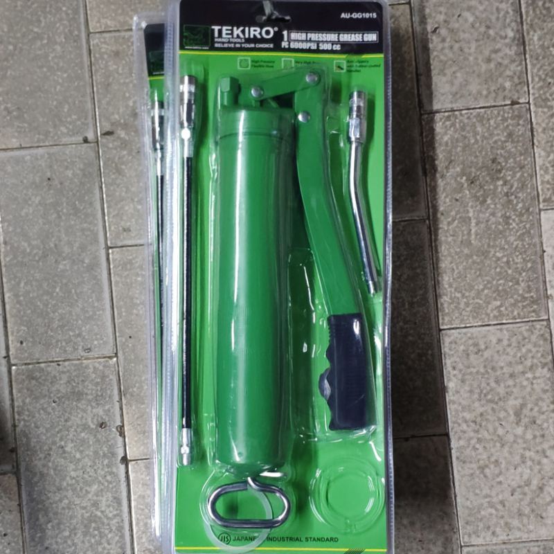 Jual Tekiro Hand Grease Gun 500 CC / Pompa Gemuk Tangan / High Pressure ...