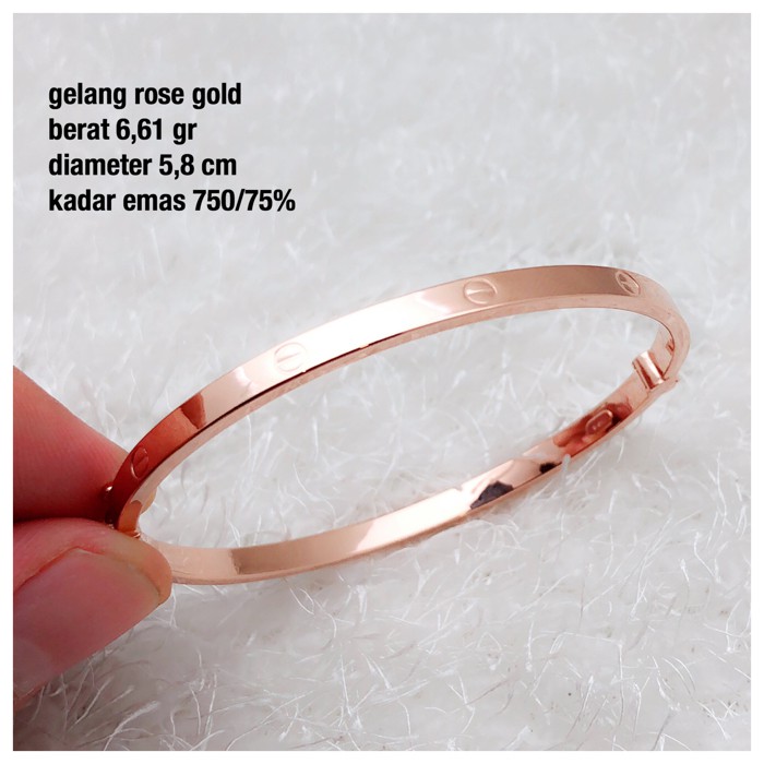 Jual gelang rose gold Shopee Indonesia