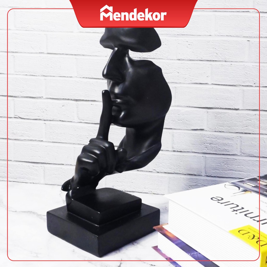 Jual Patung Abstrak Seni Elegan Mewah Wajah Hadiah Rumah Unik Estetik ...