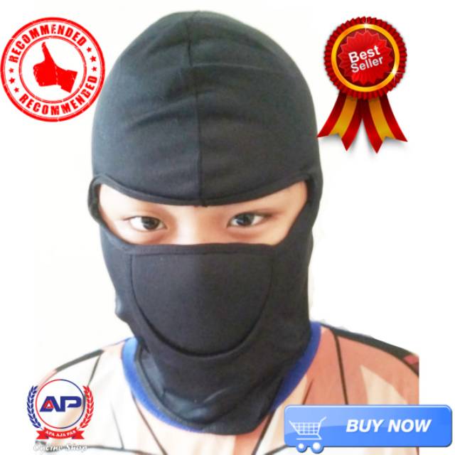 Jual Masker NINJA (full face), Balaclava, Buff. | Shopee Indonesia