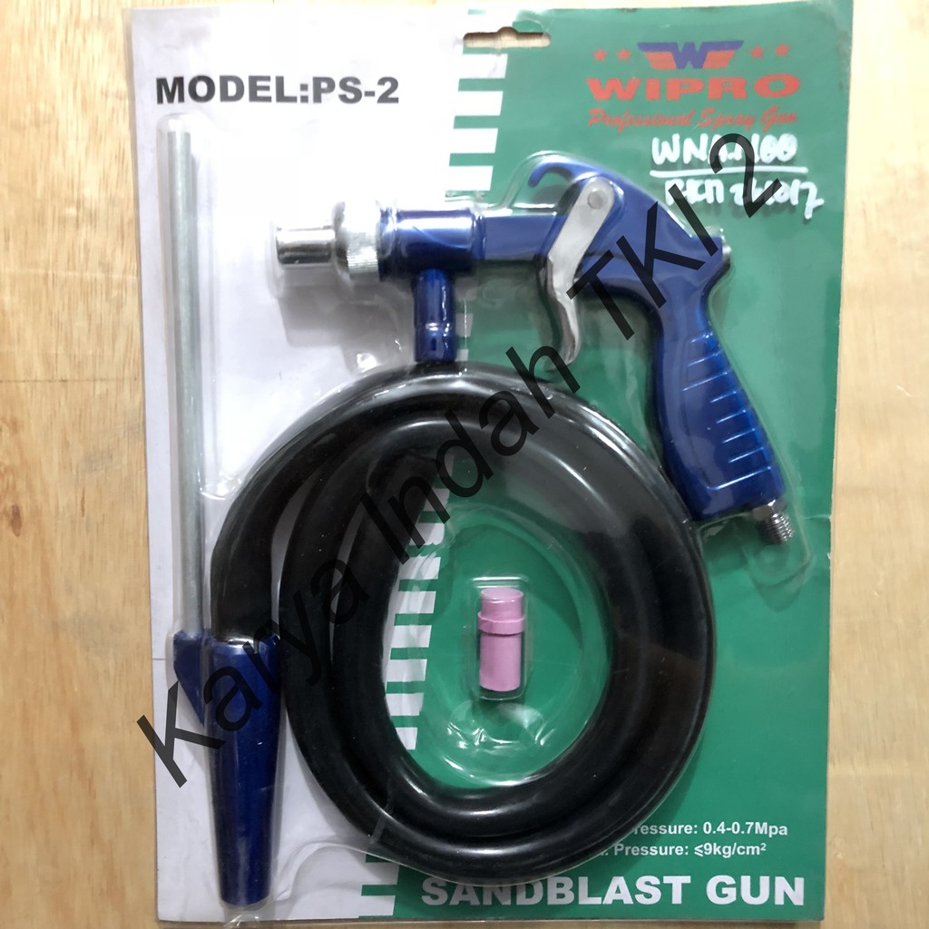 Jual Air Sandblast Gun WIPRO Sand Blaster SandBlaster Tembakan Pasir Kaca Doff / Blurr | Shopee ...