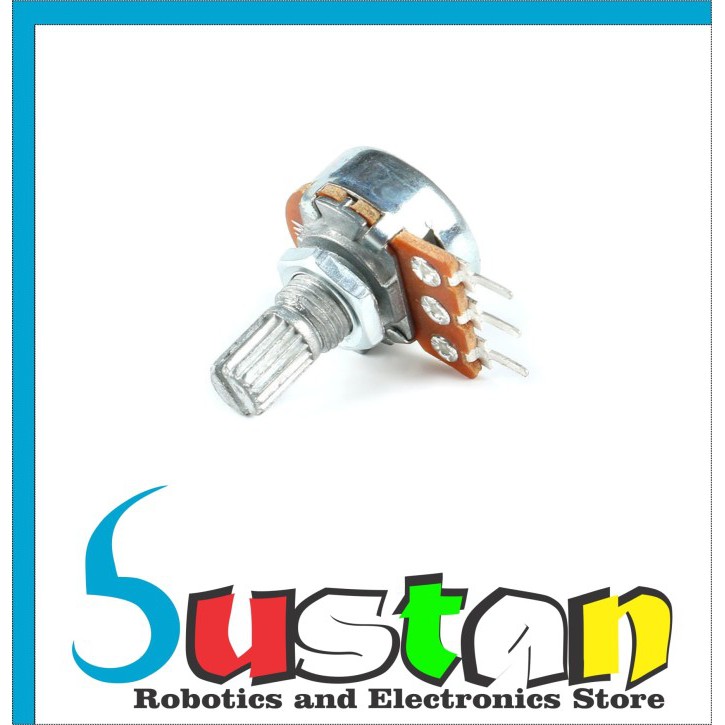 Jual POTENSIOMETER 20K OHM POTENSIO MONO METER LINEAR POTENTIOMER B20K ...