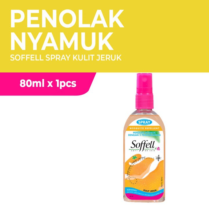 Jual Soffell Botol Spray 80 ml Kulit Jeruk | Shopee Indonesia