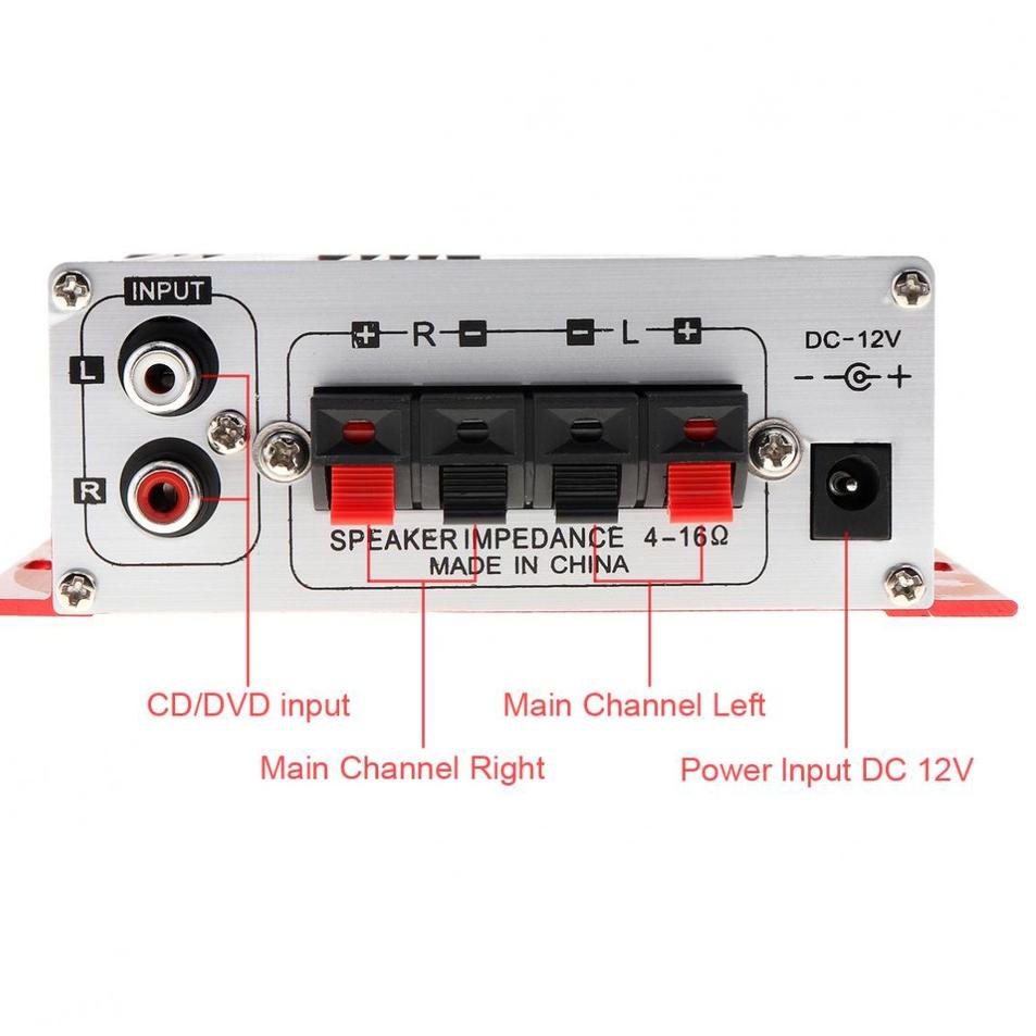 Jual Flash Discount Lepy Hi-Fi Stereo Amplifier Speaker 12V 20W 2 ...