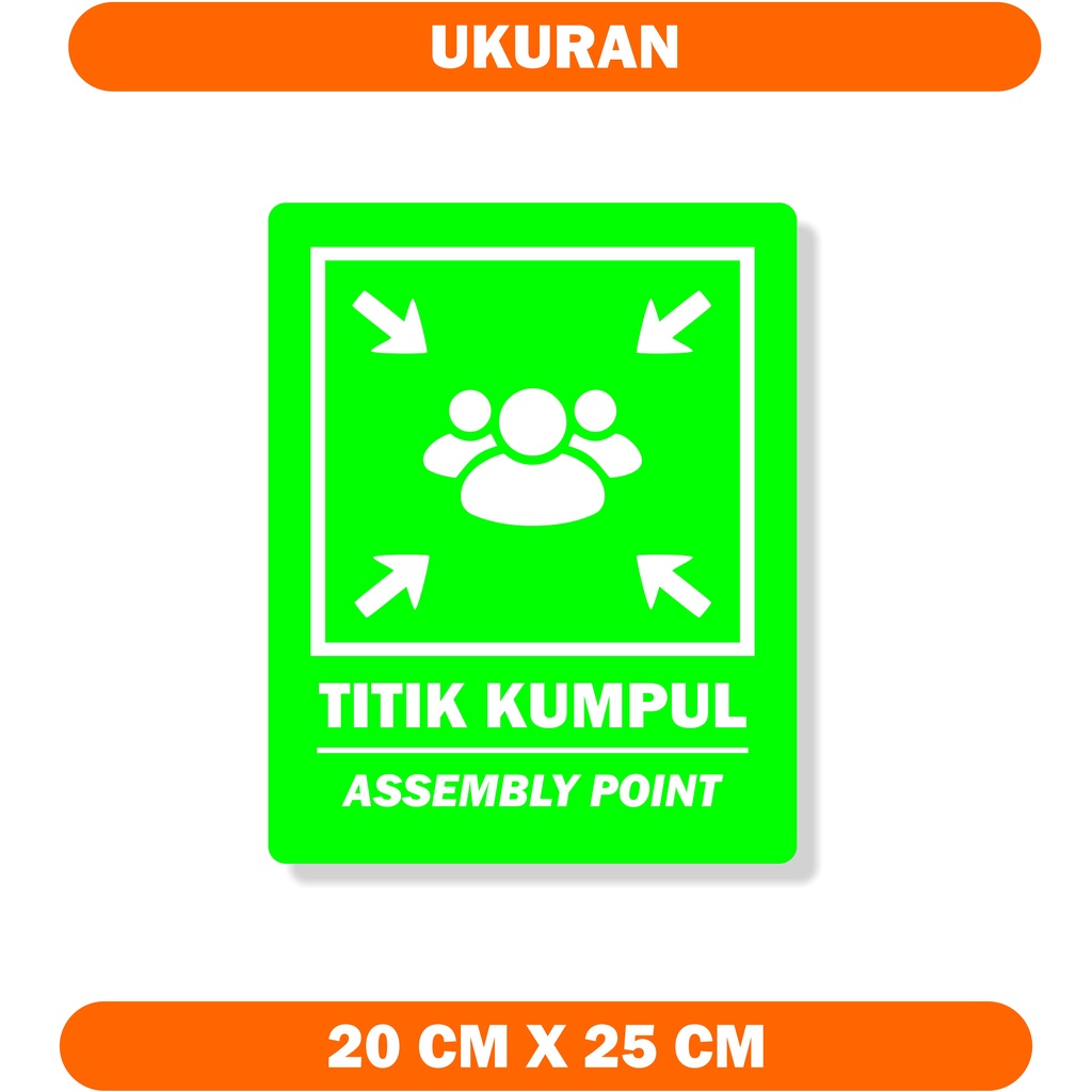 Jual Sign board/sign Akrilik TITIK KUMPUL/AWAS CCTV/TEMPAT WUDHU ...