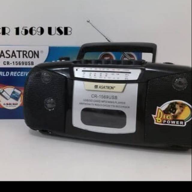 Jual Radio asatron 1569 Radio Kaset Tape Portable Radio jadul usb mmc ...