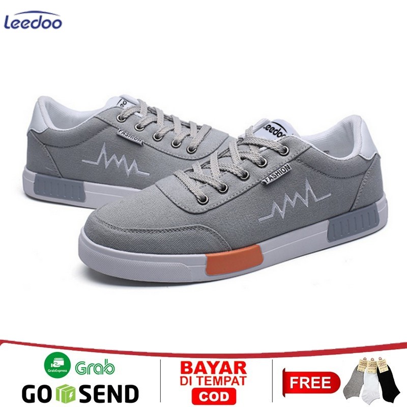 Jual Leedoo Sepatu Pria Sneakers Kekinian Fashion Casual Running Shoes Kerja Sekolah Shoes MC302 ...