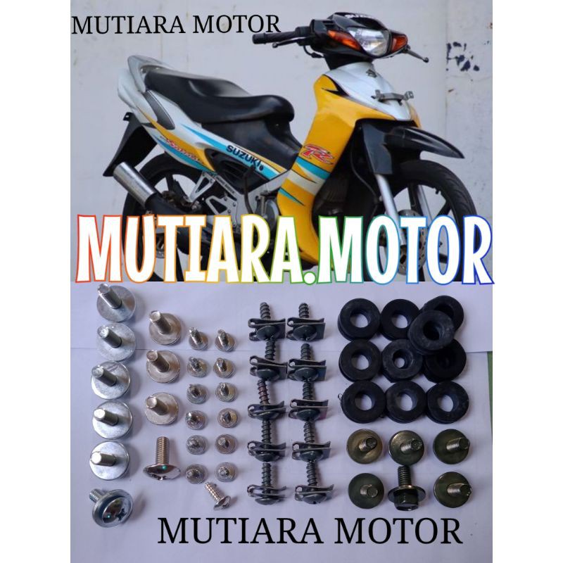 Jual Baut Baud Scrub Full Body Satria Hiu Malaysia plus karet | Shopee ...