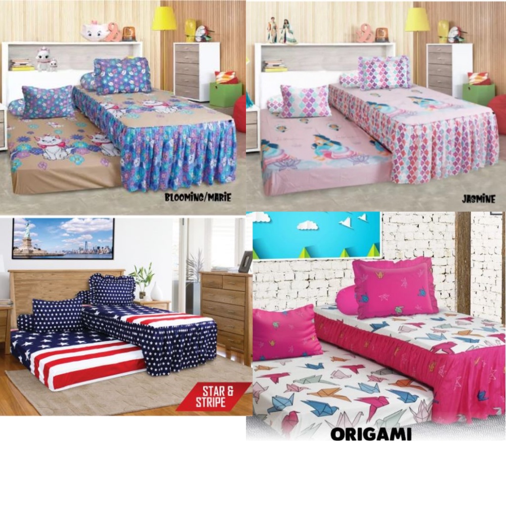Jual Sprei Sorong California Motif Varian - ukuran 120x200cm | Shopee Indonesia