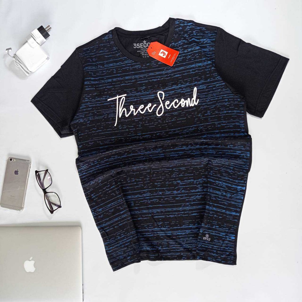 Jual KAOS 3SECOND / THREESECOND DISTRO PRIA COTTON COMBED 30S 7 | Shopee Indonesia