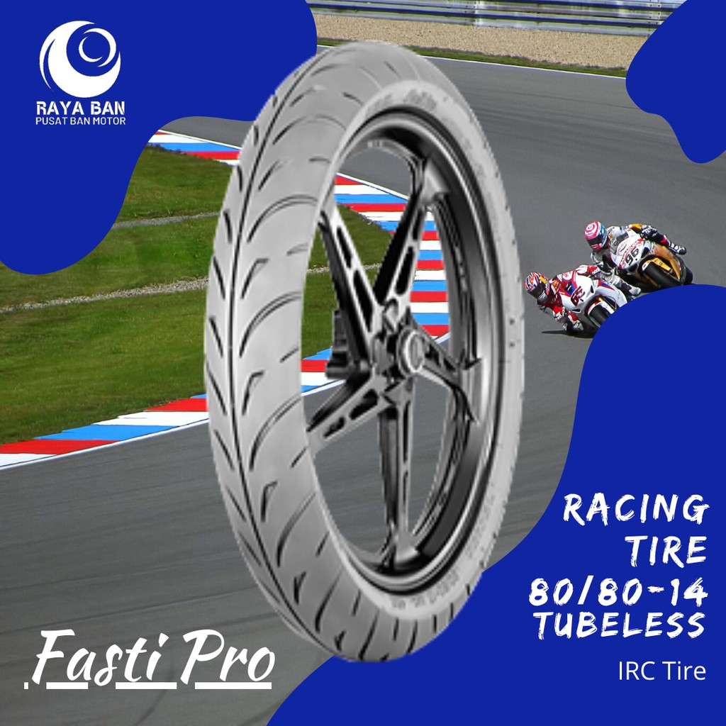 Jual Ban Motor IRC Fasti Pro 80/80-14 TL (Racing Tire) | Shopee Indonesia