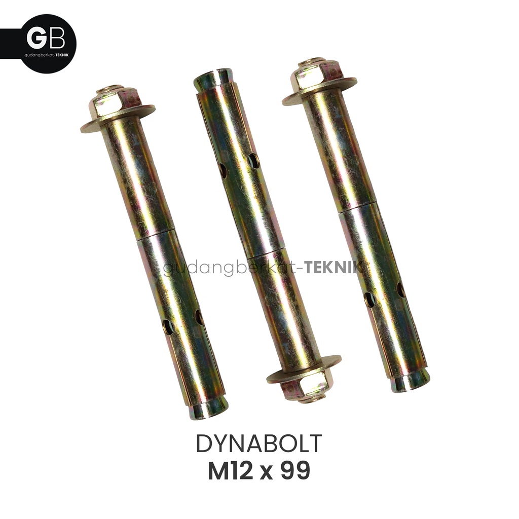 Jual Dynabolt M12 x 99 / Baut Dinabolt M12 x 99mm / Anchor Bolt M12 ...