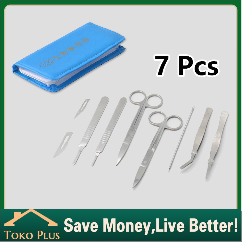 Jual 7Pcs Alat bedah hewan / Gunting Operasi Bedah / Dissection Anatomy ...