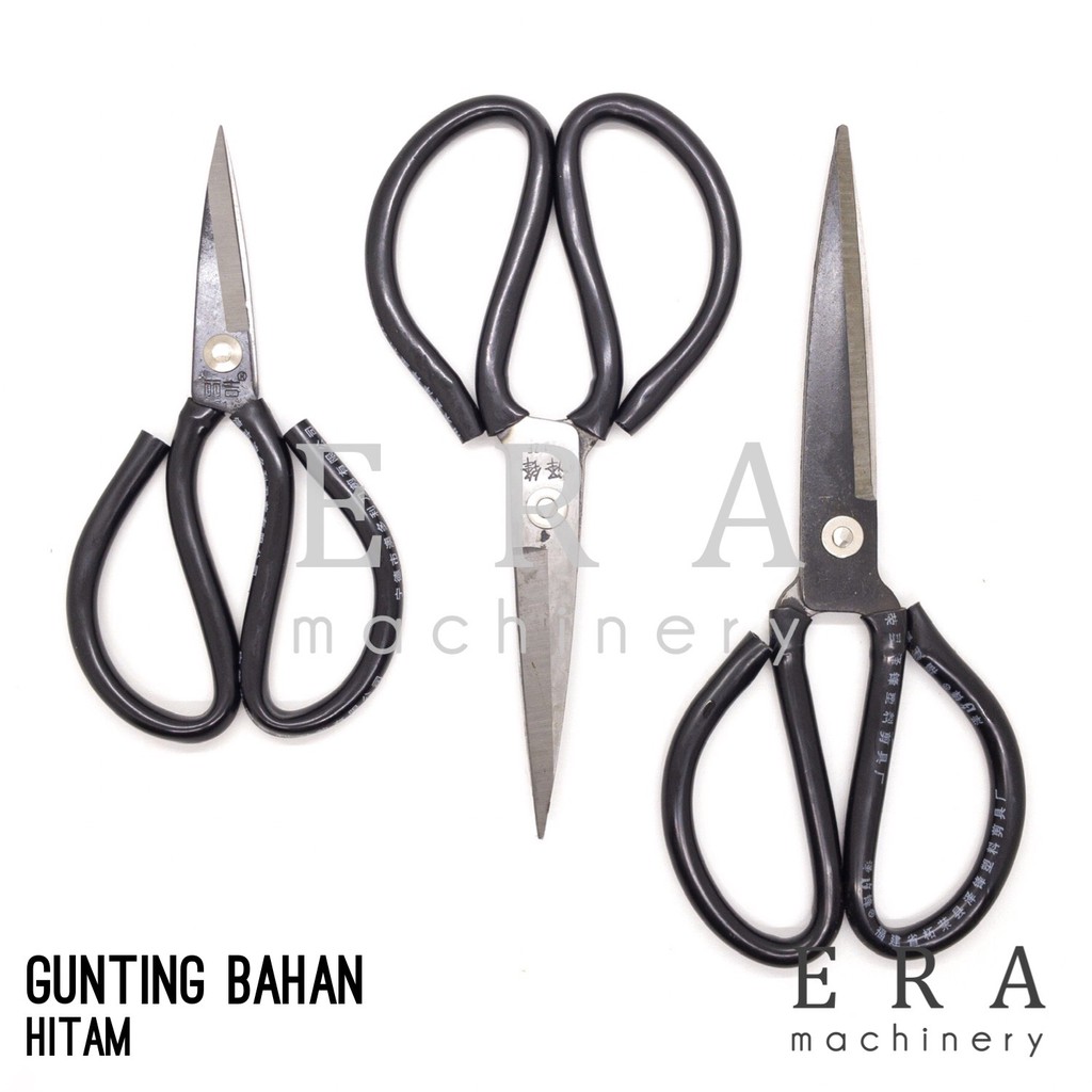 Jual Gunting Bahan Hitam Potong Kain Kulit Kodok Bobok Kertas Karton ...