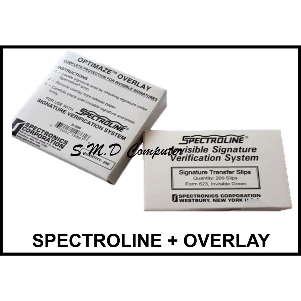 Jual Kertas spectroline + signature overlay | Shopee Indonesia
