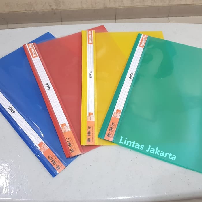 Jual Business File Map Acco Plastik Ukuran A4 Merk Esbee Isi 12 Lbr