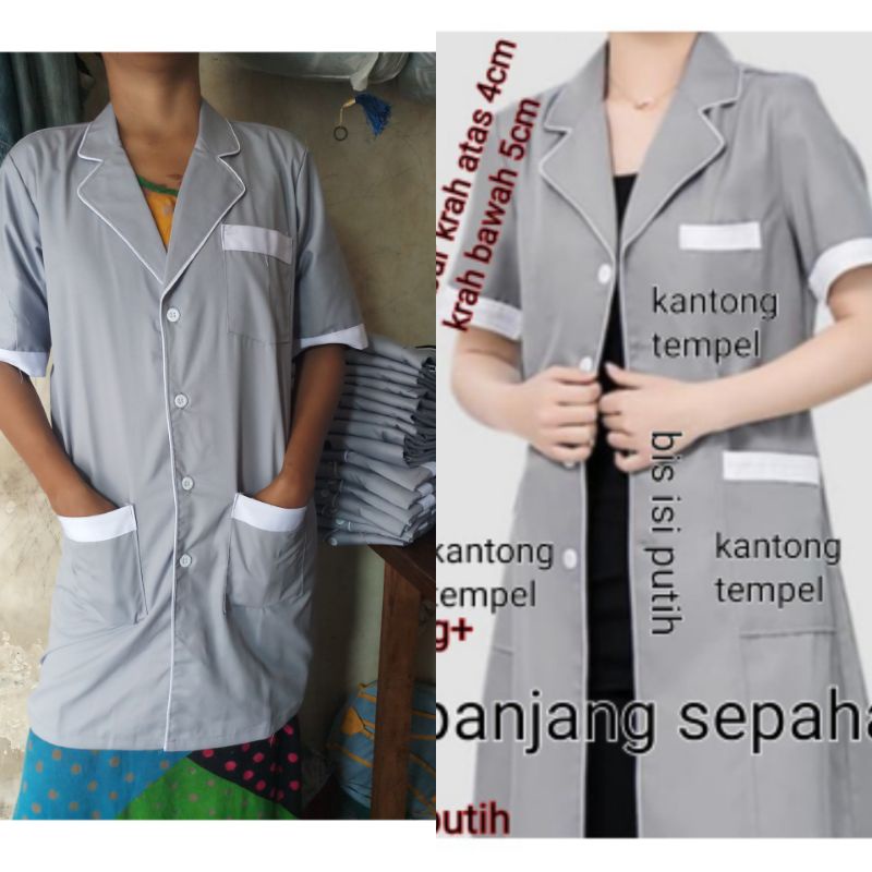 Jual SERAGAM PRAKTEK JAS LAB | Shopee Indonesia