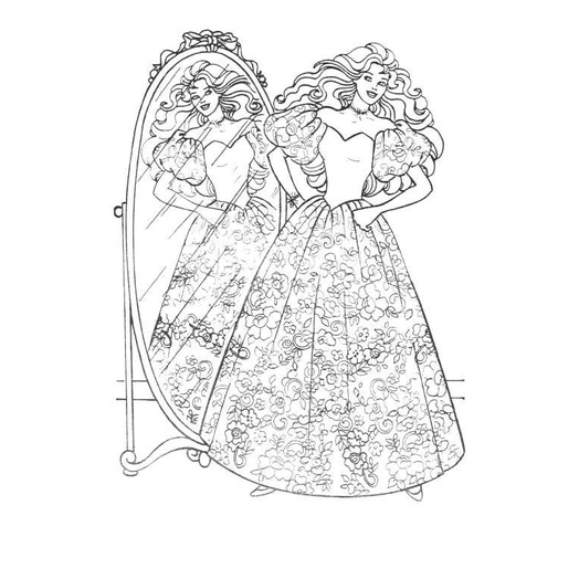 Jual Gambar Sketsa Mewarnai / Barbie / Part 2 / Gambar Sketsa / Gambar ...