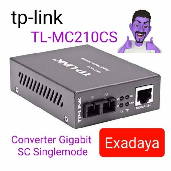 Jual Tp-Link Tl-Mc210Cs Gigabit Converter Rj45 To Sc Fiber Single Mode | Shopee Indonesia