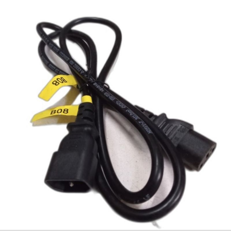 Jual Kabel Power UPS C14 To C13-1,5Meter 3x1,0mm | Shopee Indonesia