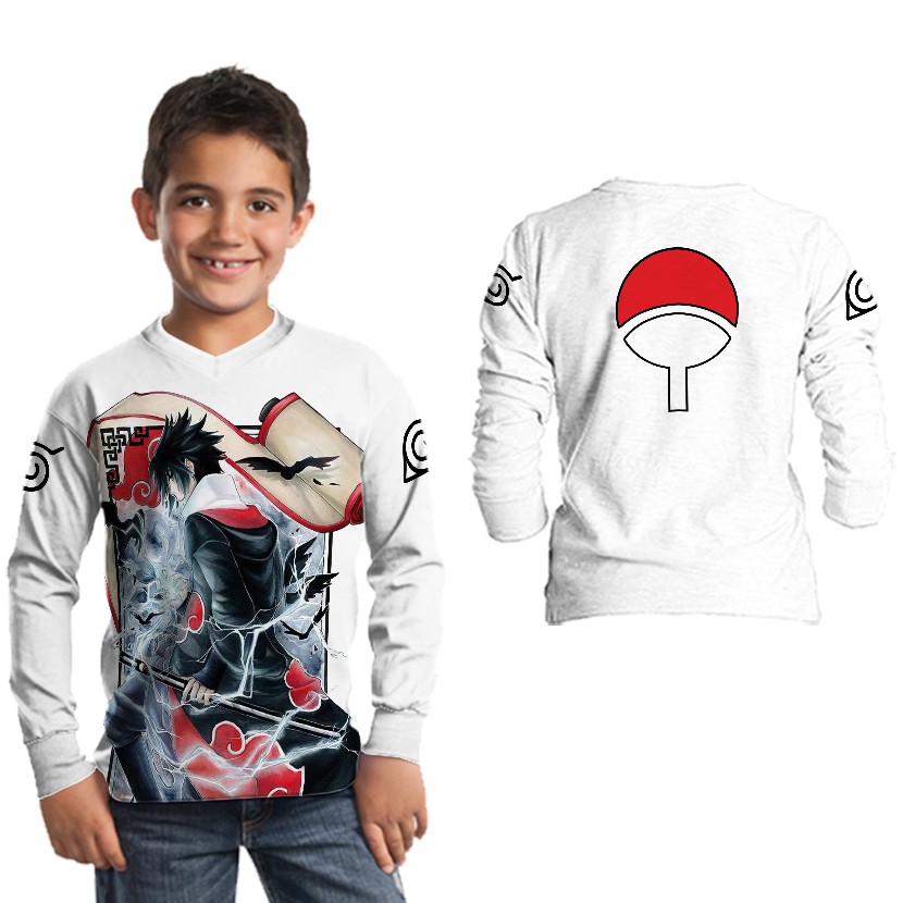 Jual NARUTO - Baju Jersey Kaos naruto sasuke Anak Laki-Laki PRINTING ...