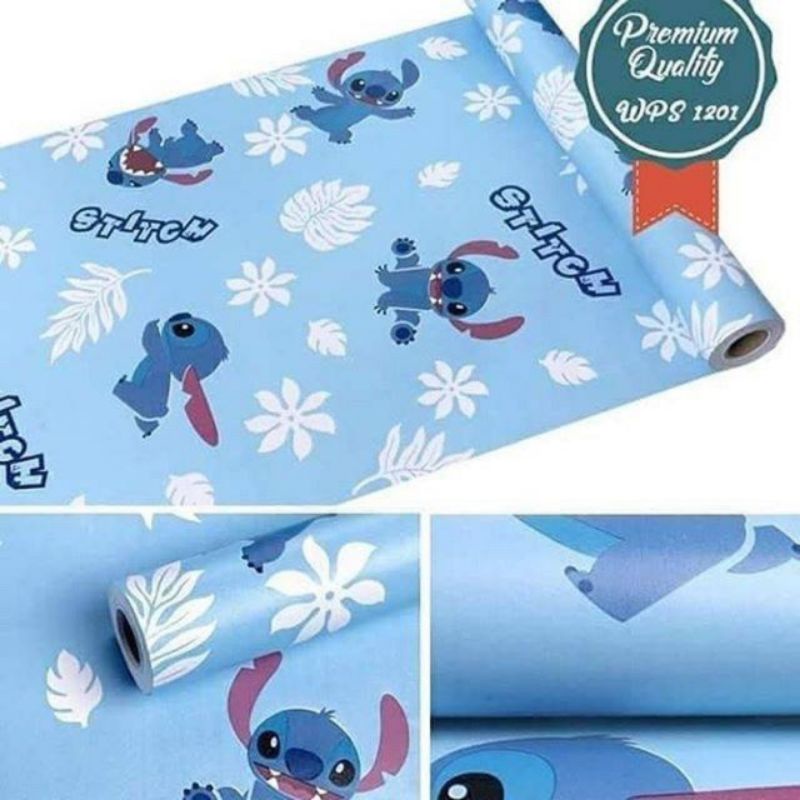 Jual {COD} Wallpaper Dinding / Wallsticker motif Stitch LILO & Stich ...