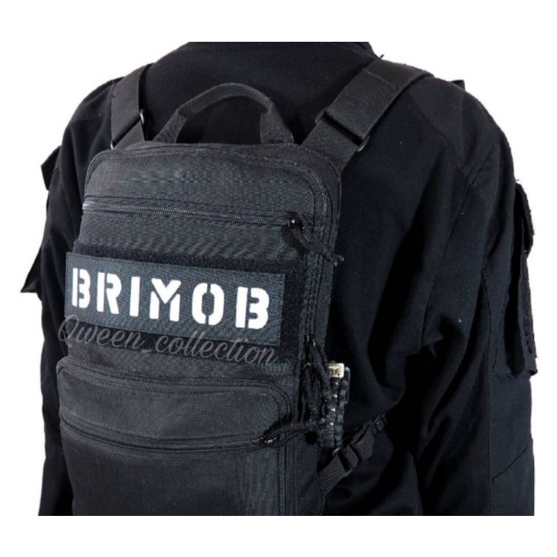 Jual patch laser cutting bodyvest brimob l papan nama laser brimob ...