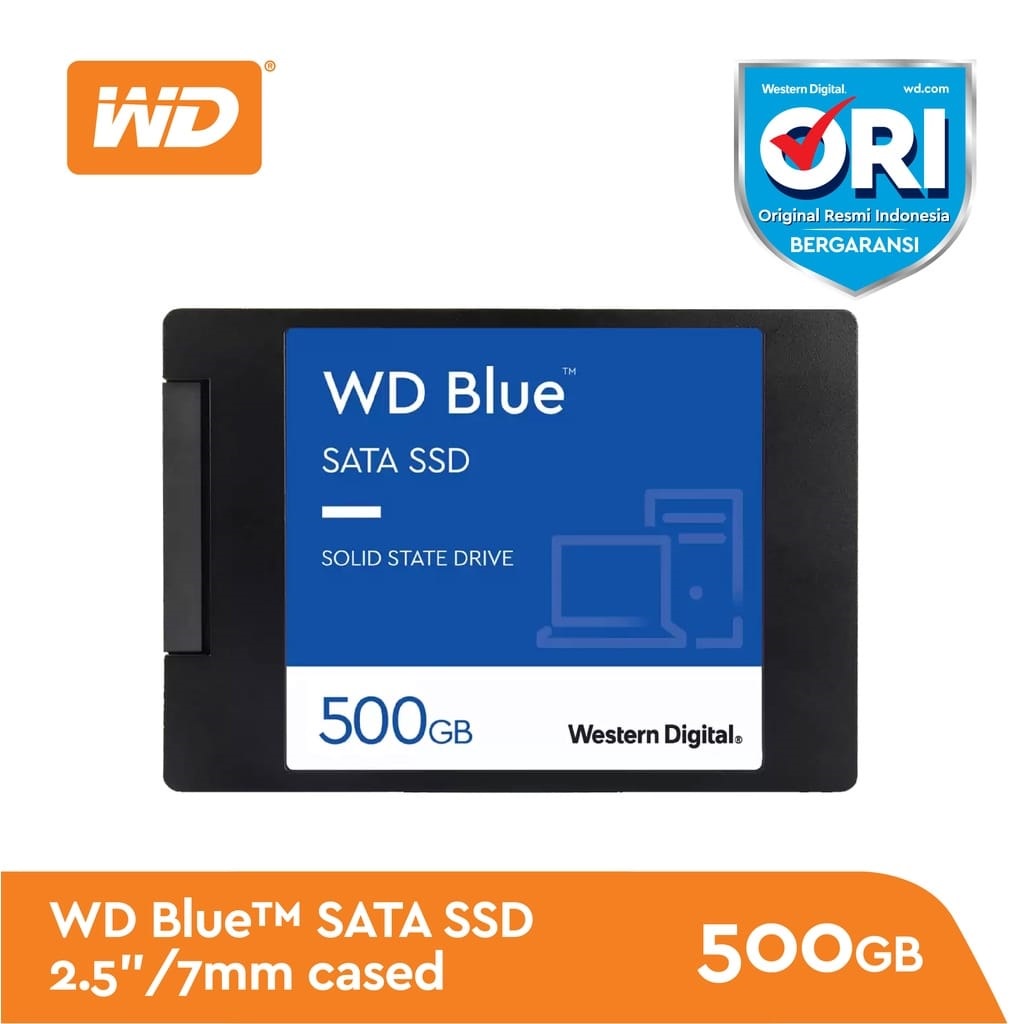 Jual SSD WD Blue SA510 500GB - SSD Internal SATA | Shopee Indonesia