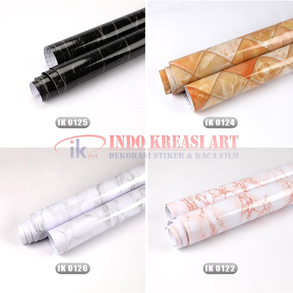 Jual STIKER MOTIF MARMER STICKER 3D GLOSSY HITAM PUTIH MARBLE ...