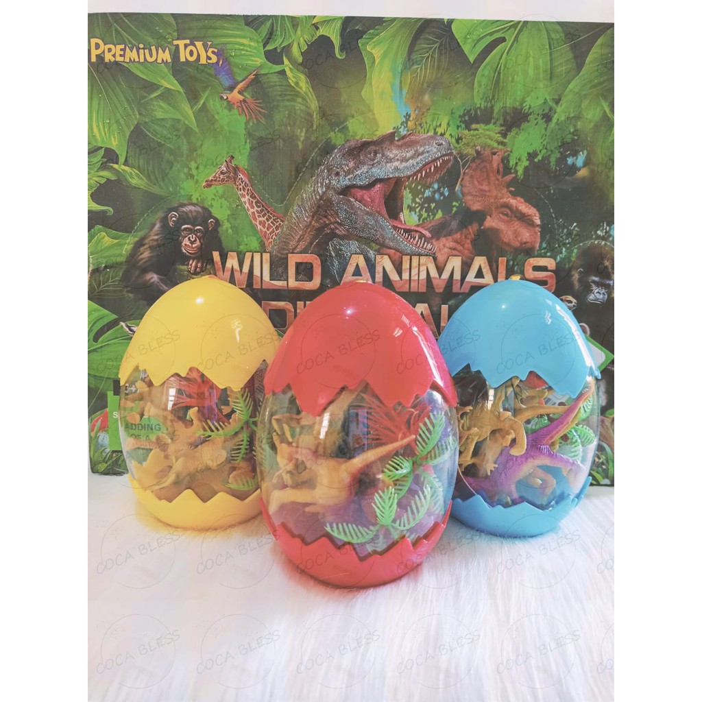 Jual MAINAN ANAK WILD ANIMAL DINOSAURUS EGG / MAINAN ANAK TELUR ...