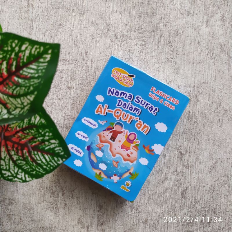 Jual Flashcard Nama Surat Dalam Al Qur'an Flash Card | Shopee Indonesia