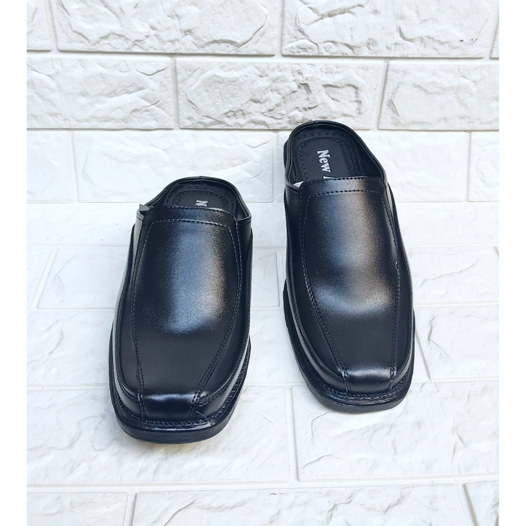 Jual Sepatu Selop Formal Pria Sepatu Sandal Kantor Fantofel Pantovel Shopee Indonesia