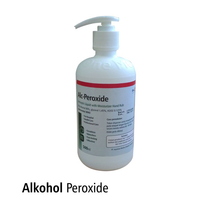Jual Alkohol Peroxide Botol + Dispenser 500ml | Shopee Indonesia