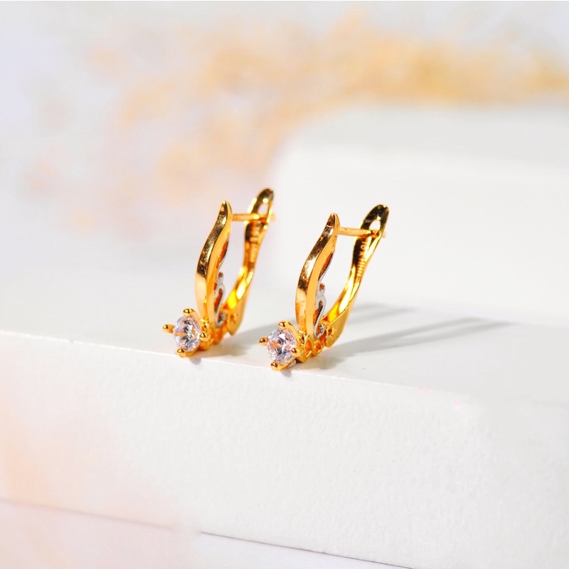 Jual Anting Emas Jepret Sumping - Toko Emas Gadjah | Shopee Indonesia
