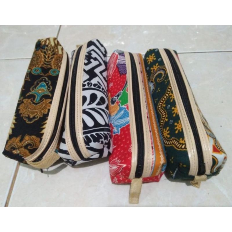Jual Souvenir dompet pensil batik kemasan plastik isi 20pcs | Shopee ...