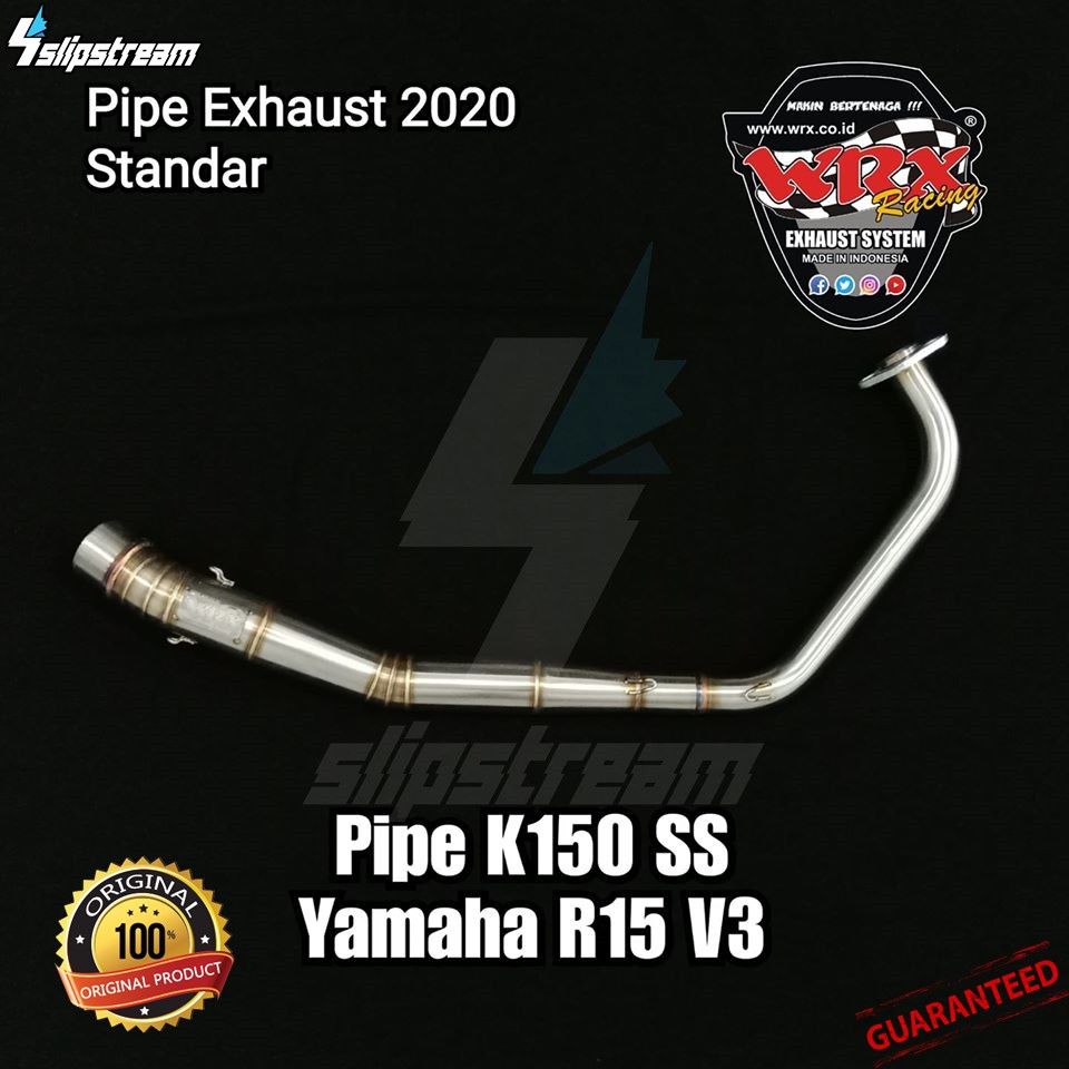 Jual Pipe Header Leher Knalpot WRX Yamaha R15 V3 VVA R15 Original WRX ...