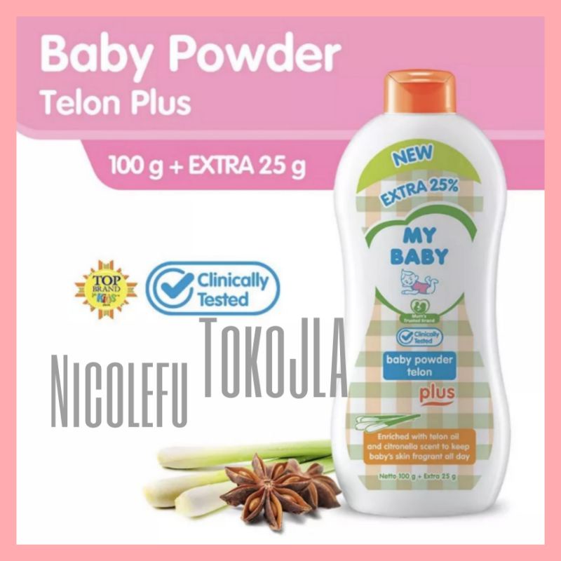 Jual MY BABY Powder Telon Plus 100gr / KONICARE BABY POWDER 50gr + 25gr ...