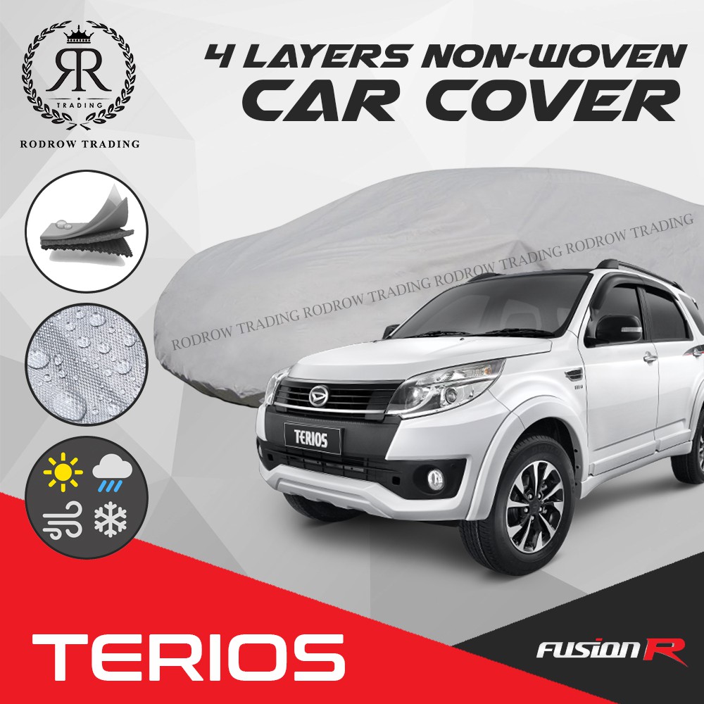 Jual Cover Sarung Mobil TERIOS Fusion R 4 Layer Waterproof NOT KRISBOW ...