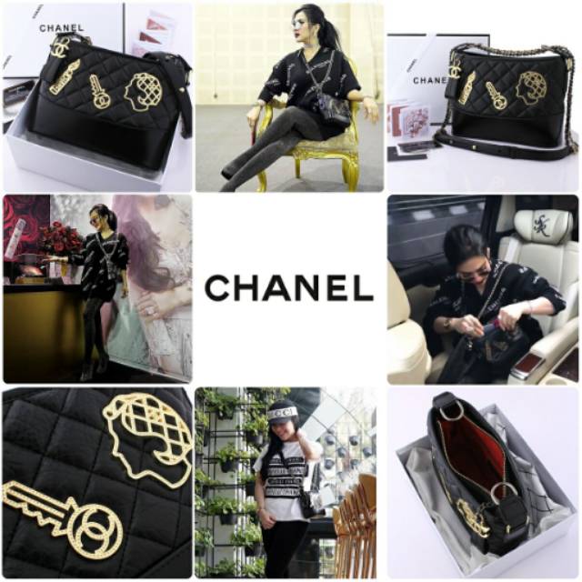 Jual Channel Gabrielle Metal Stud | Shopee Indonesia