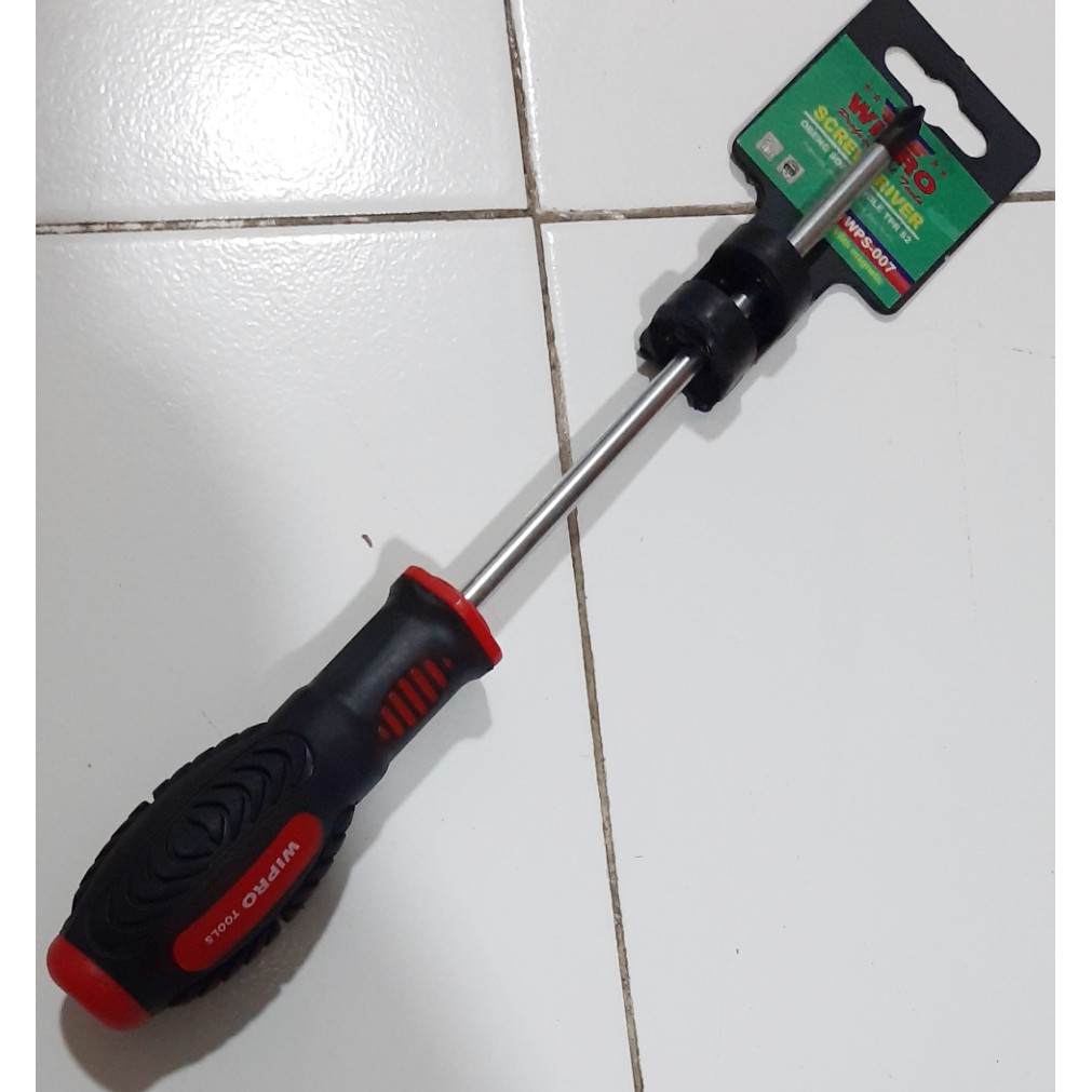 Jual WIPRO 6mm (PH2) x 4 inch Obeng Gg Karet Soft HD magnetic tip ...